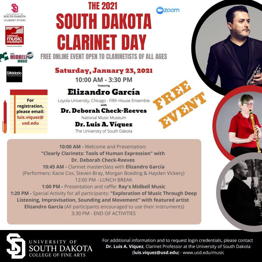 2021 South Dakota Clarinet Day – International Clarinet Association