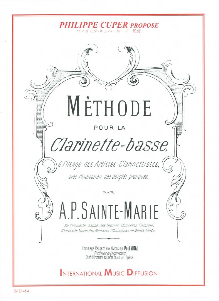 Etude and Method Books for Bass Clarinet – International Clarinet ...