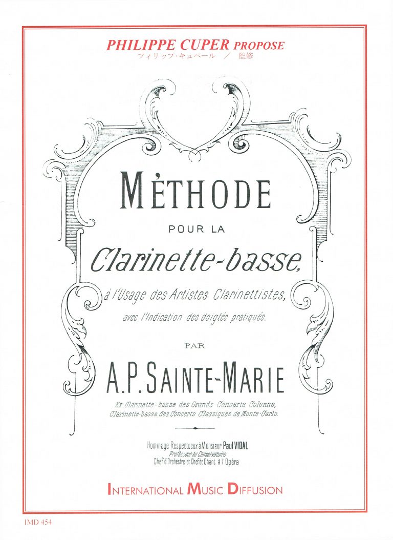 Etude and Method Books for Bass Clarinet – International Clarinet ...