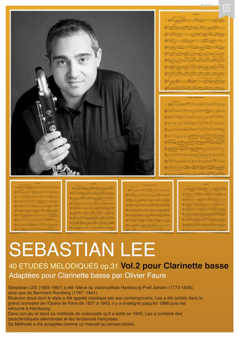 Etude and Method Books for Bass Clarinet – International Clarinet ...
